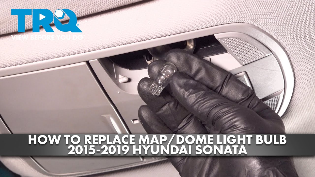How to Replace MapDome Light Bulb 2015-2019 Hyundai Sonata | 1A Auto