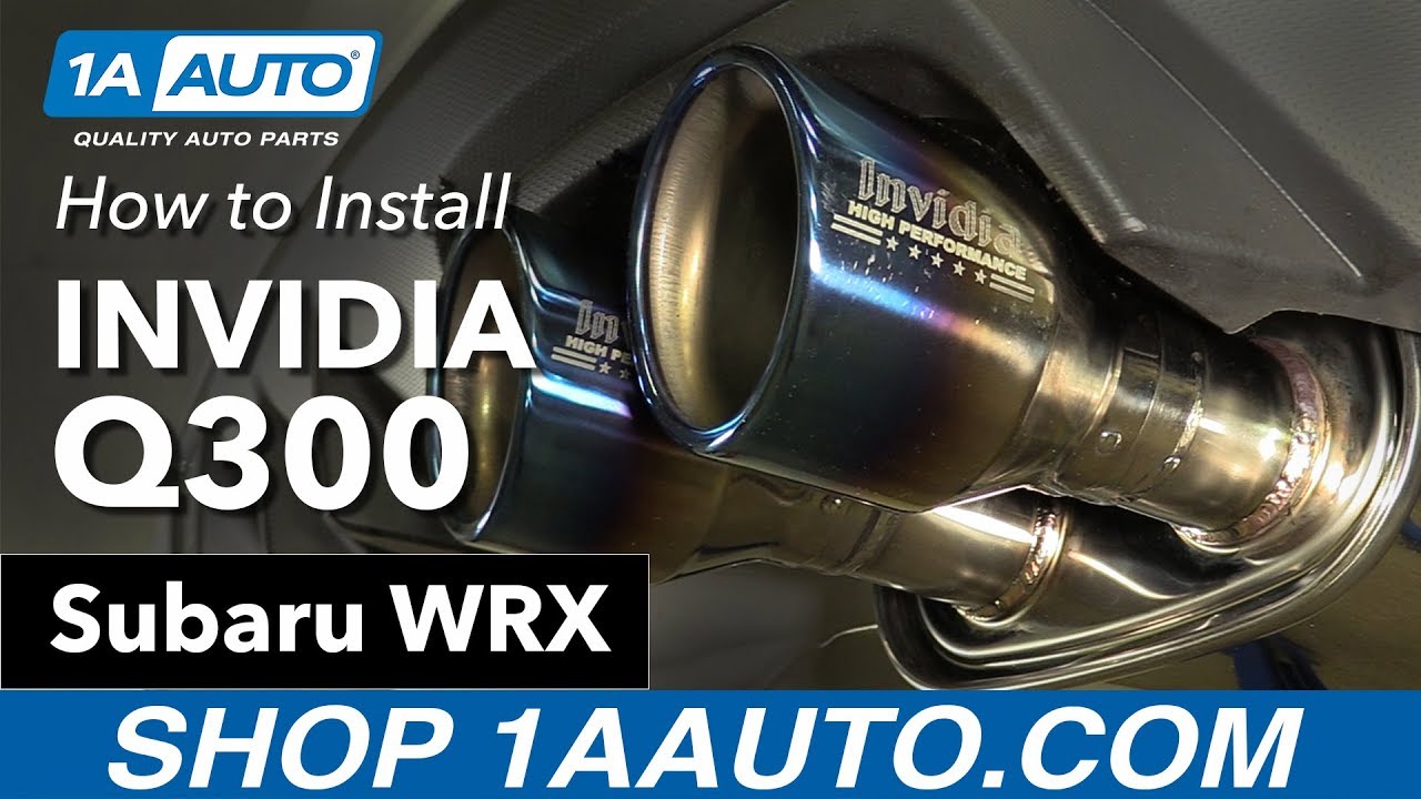 How to Install Invidia Q300 Exhaust 2011-16 Subaru WRX | 1A Auto