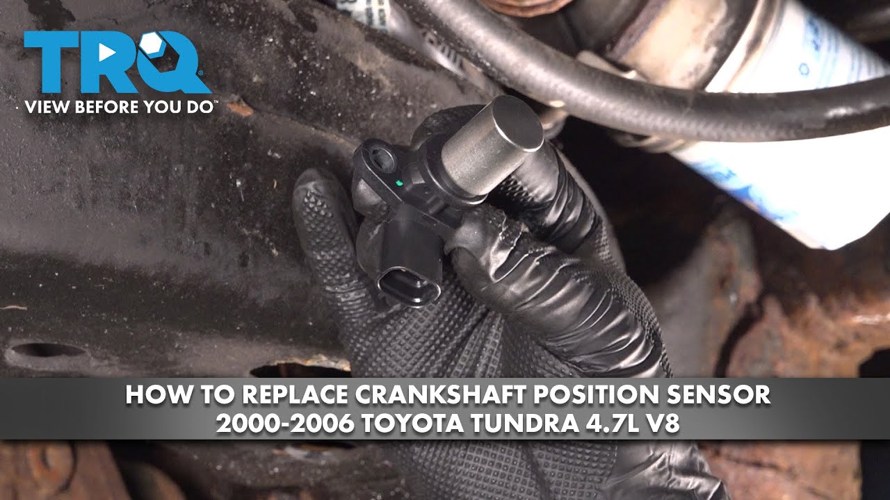 How to Replace Crankshaft Position Sensor 2000-2006 Toyota Tundra 47L ...