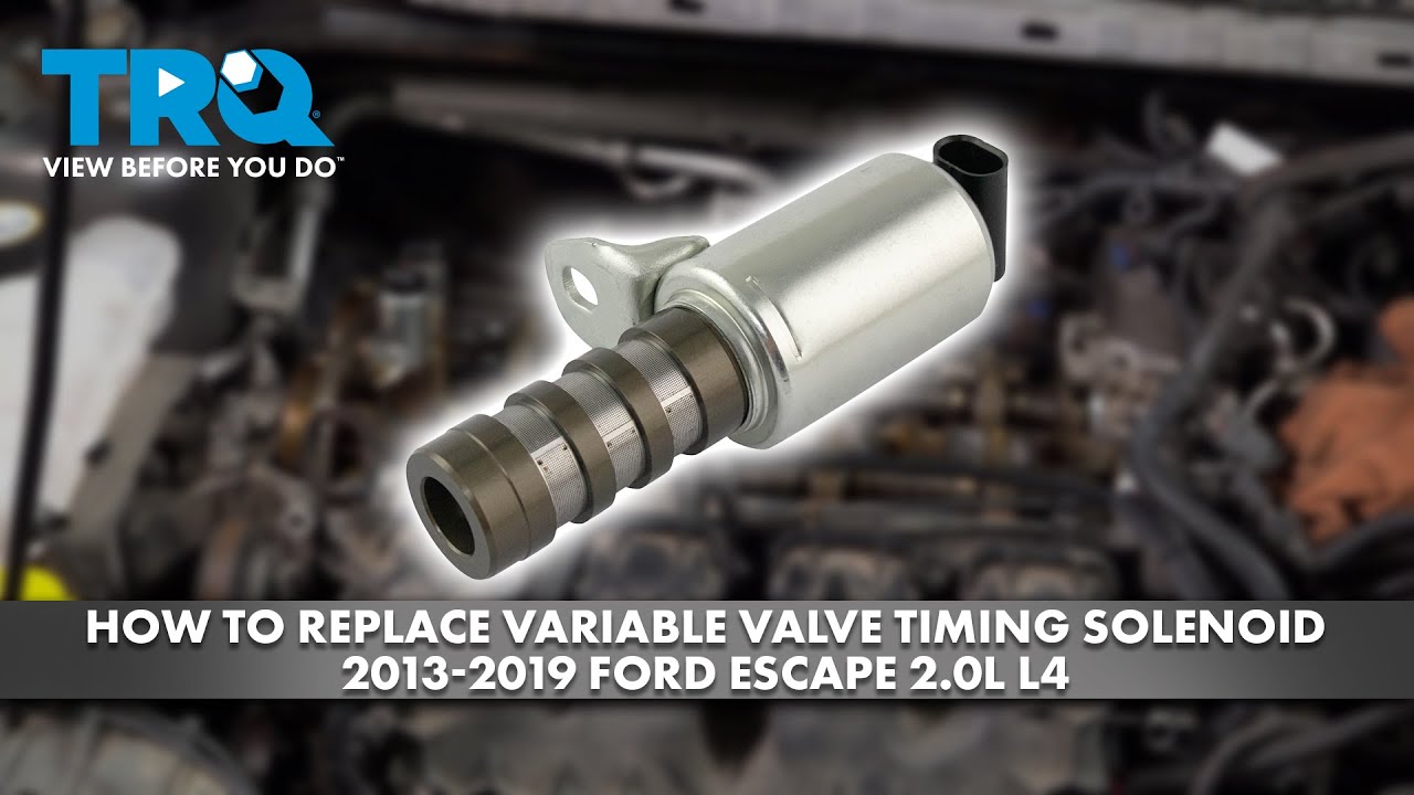How to Replace Variable Valve Timing Solenoid 2013-2019 Ford Escape 20L L4 | 1A Auto