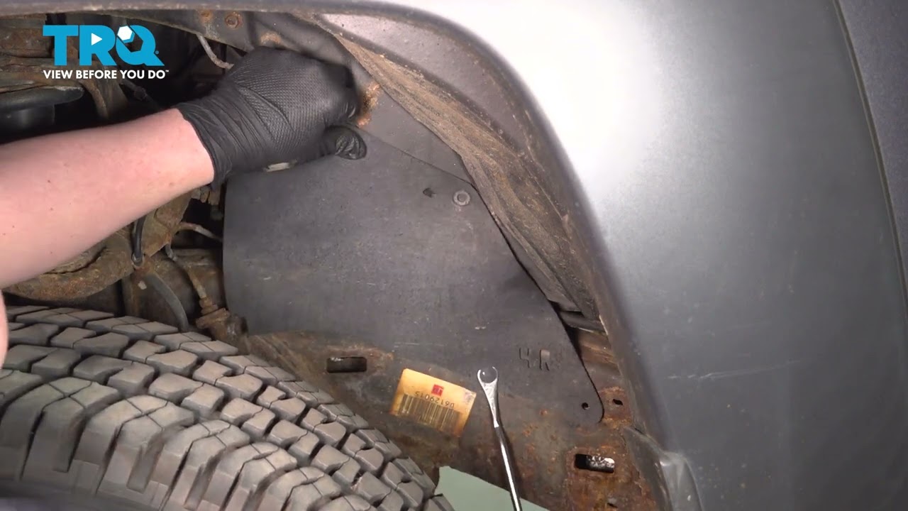 How to Replace Front Rearward Fender Splash Shields 2005-2015 Toyota ...