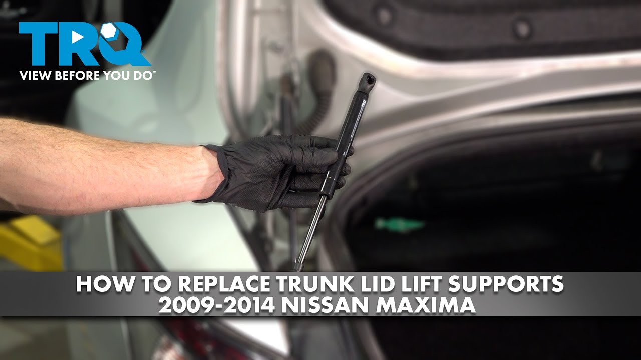 How to Replace Trunk Lid Lift Supports 2009-2014 Nissan Maxima | 1A Auto