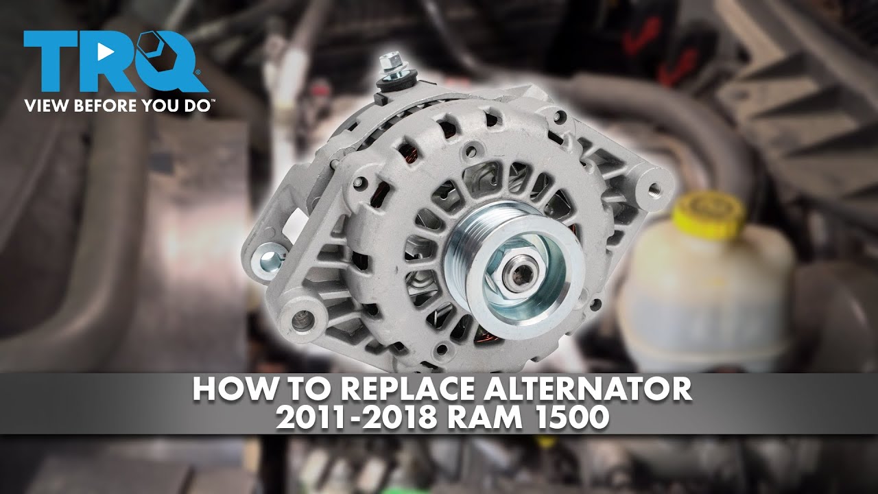 How to Replace Alternator 2011-2018 Ram 1500 | 1A Auto