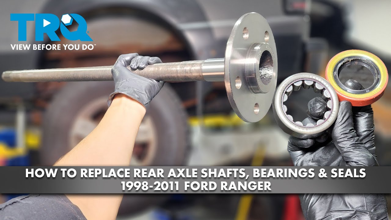 How to Replace Rear Axle Shafts Bearings Seals 1998-2011 Ford Ranger | 1A Auto
