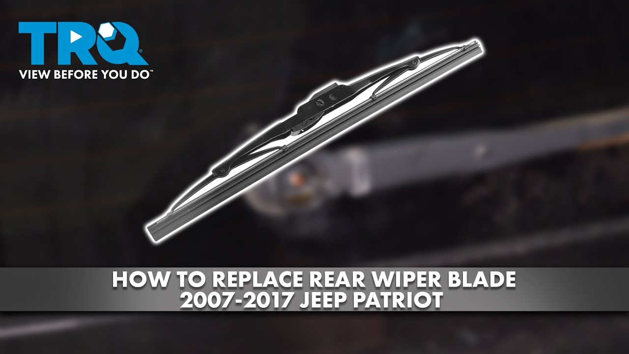 How to Replace Rear Wiper Blade 2007-2017 Jeep Patriot | 1A Auto