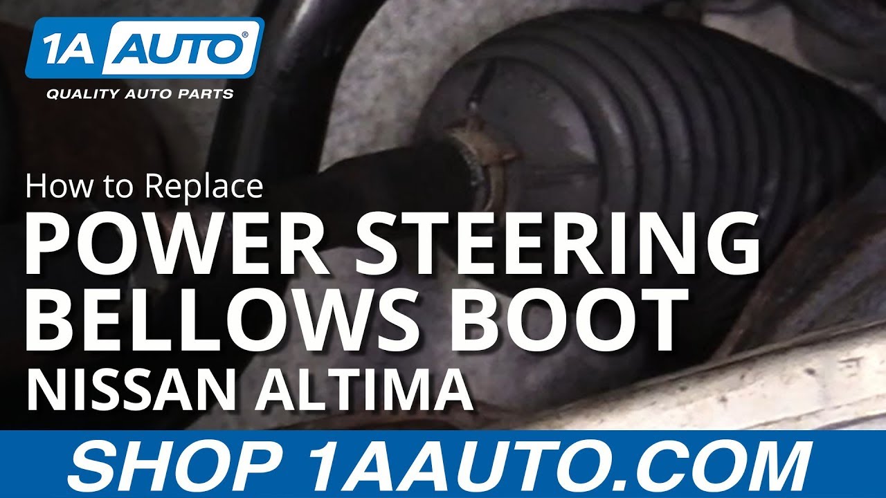How to Replace Power Steering Bellows Boot 2006-11 Nissan Altima | 1A Auto