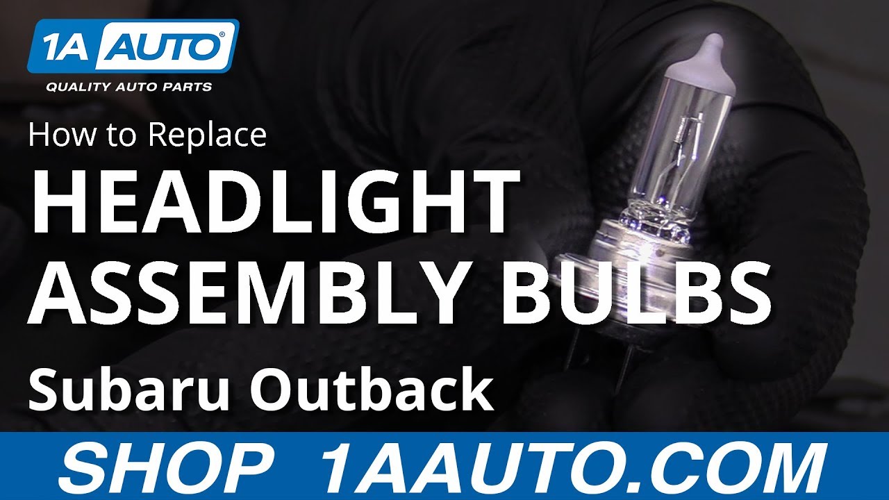 How to Replace Headlight Bulbs 2010-14 Subaru Outback | 1A Auto