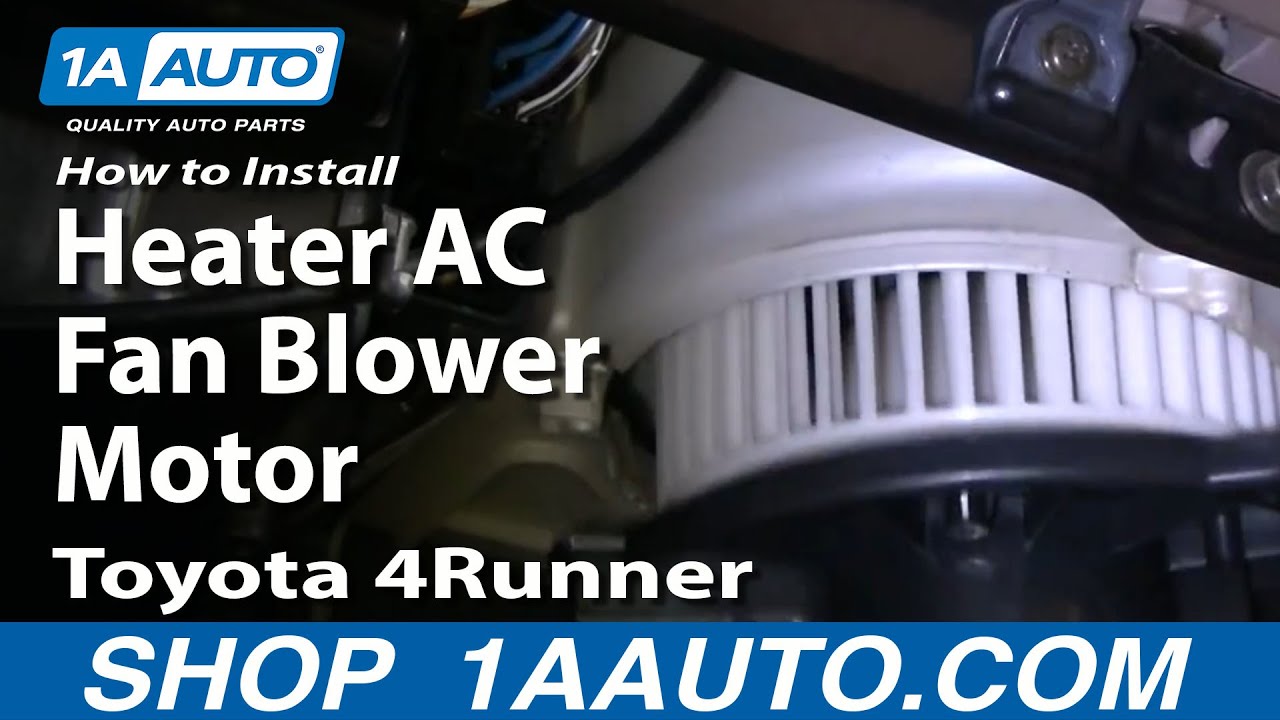 How to Replace Heater Blower Motor 1996-2002 Toyota 4Runner | 1A Auto