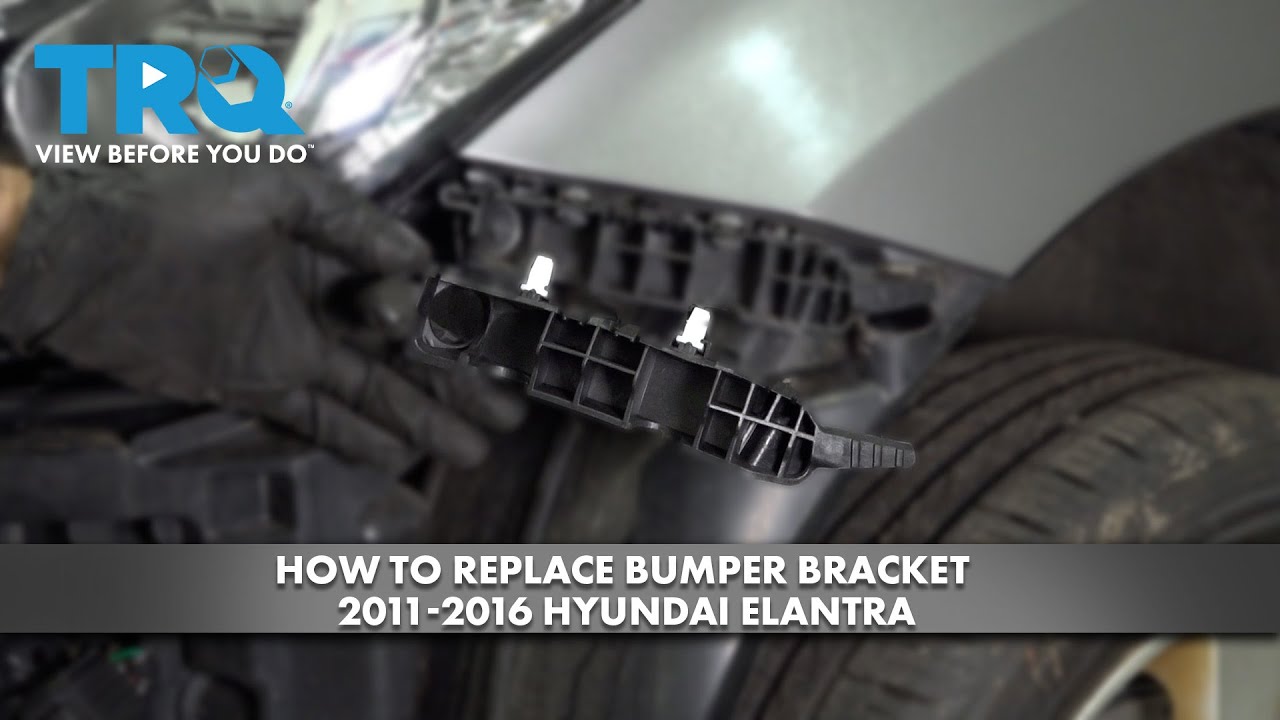 How to Replace Bumper Bracket 2011-2016 Hyundai Elantra | 1A Auto
