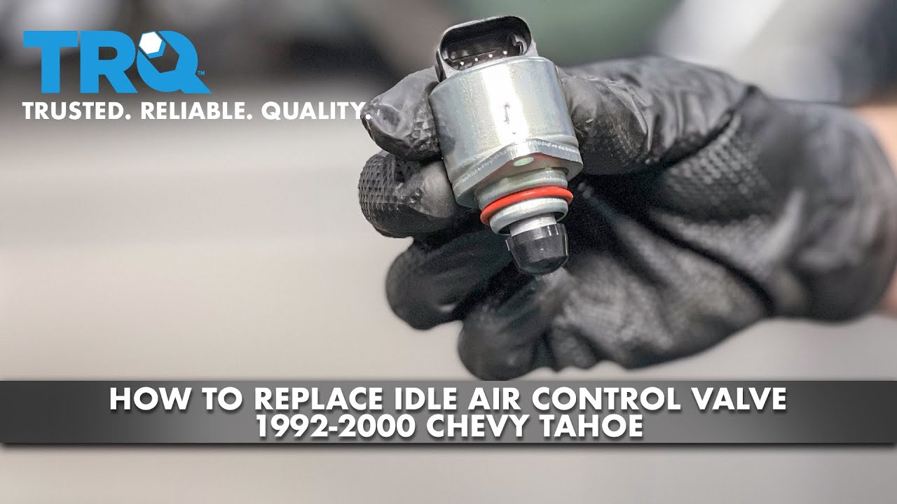 How To Replace Idle Air Control Valve 1992 2000 Chevy Tahoe 1a Auto