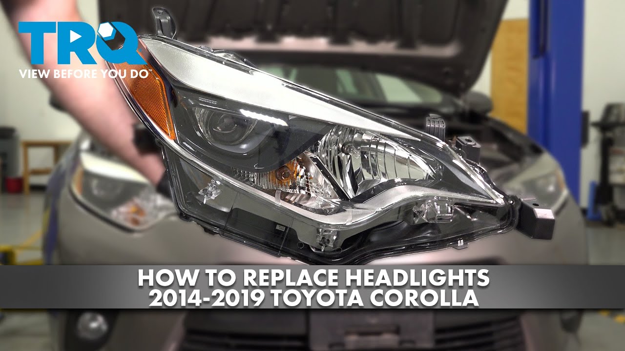 How to Replace Headlights 2014-2019 Toyota Corolla | 1A Auto