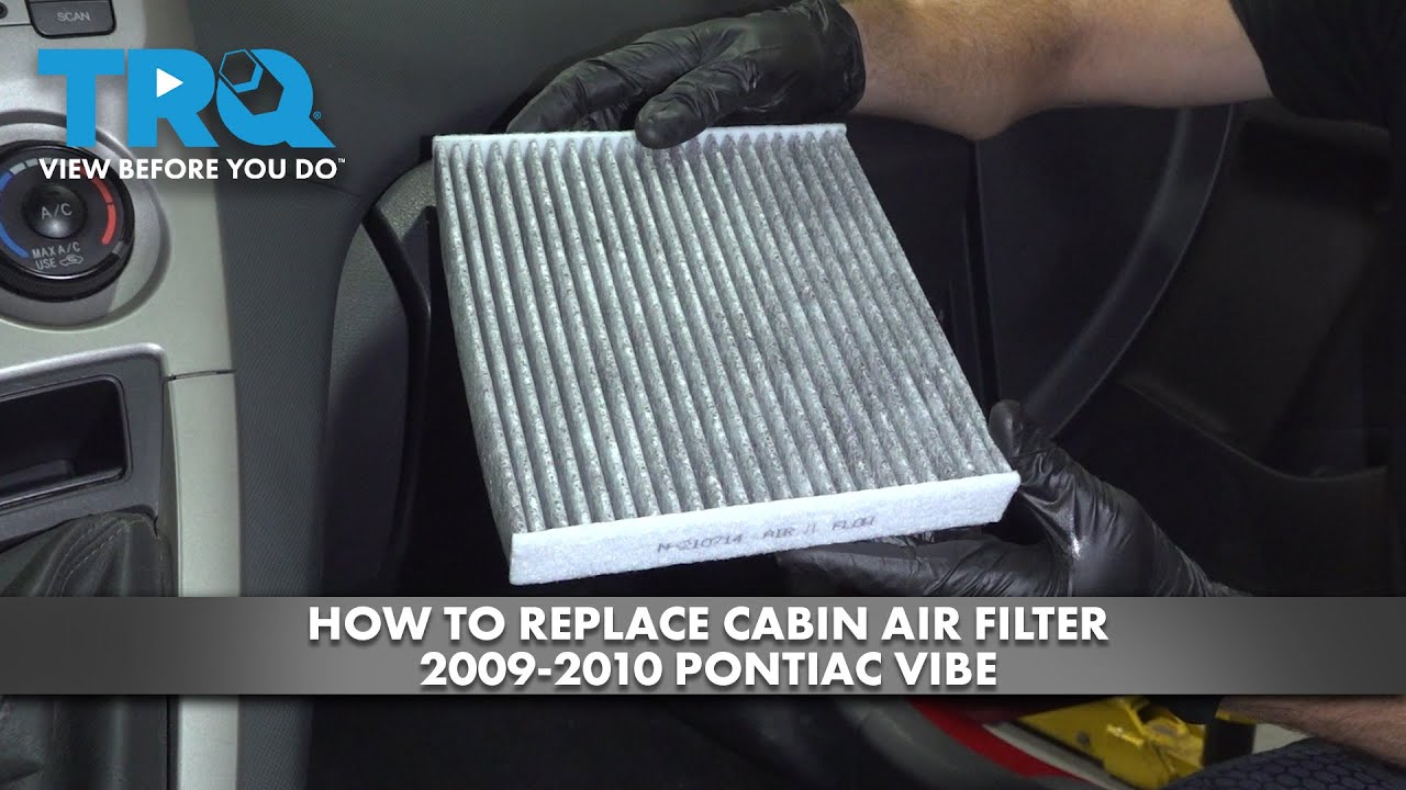 How to Replace Cabin Air Filter 2009-2010 Pontiac Vibe | 1A Auto