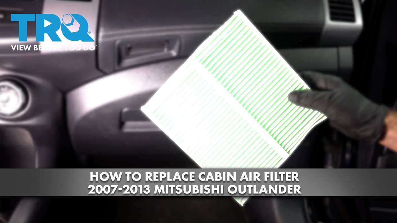 How to Replace Cabin Air Filter 2007-2013 Mitsubishi Outlander | 1A Auto