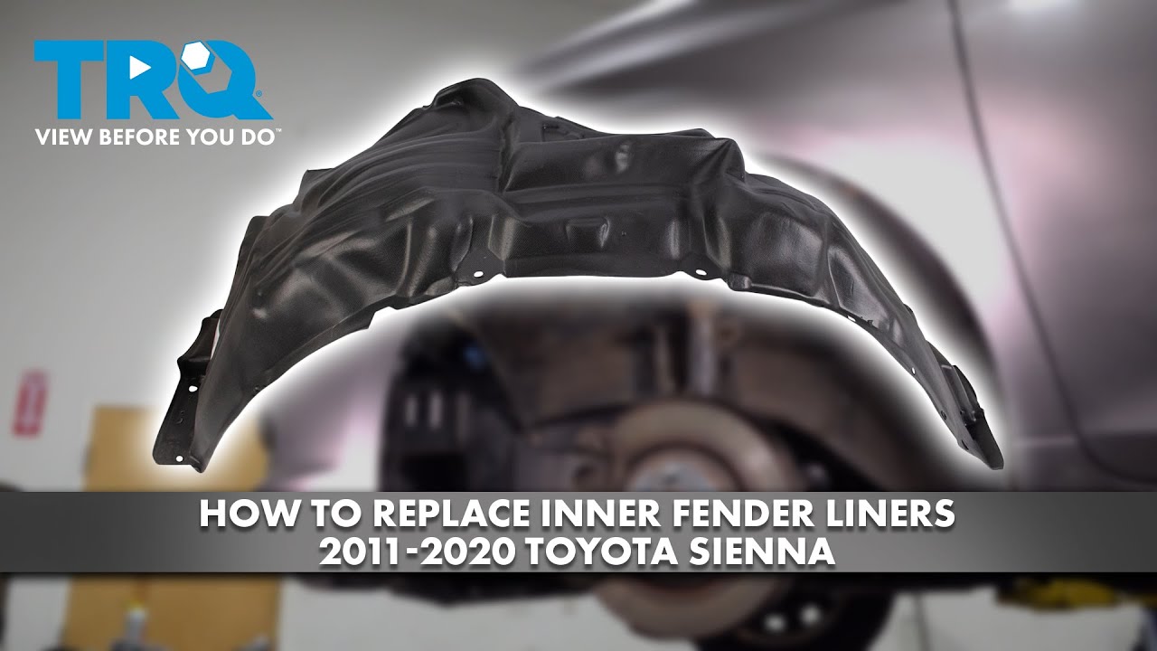 How to Replace Inner Fender Liners 2011-2020 Toyota Sienna | 1A Auto