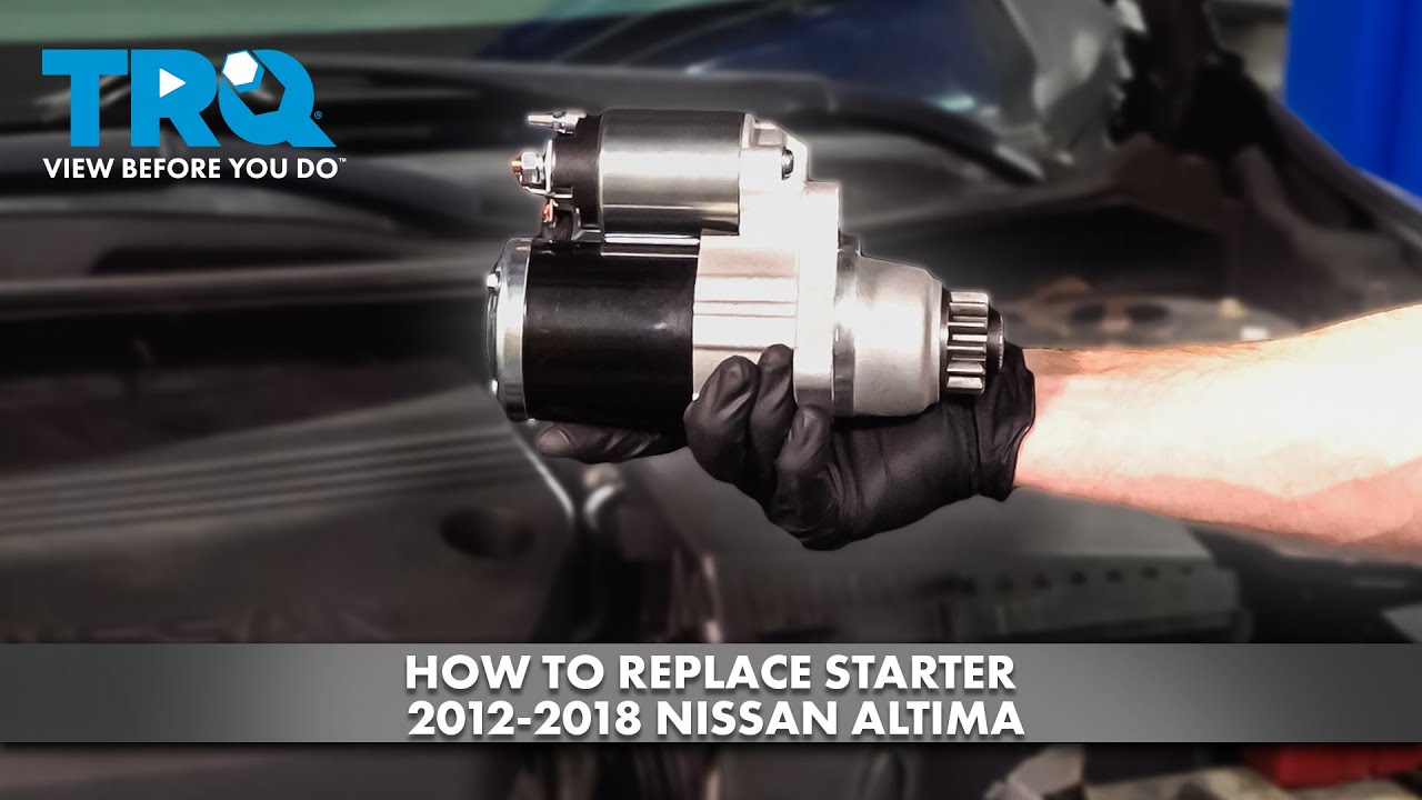 How to Replace Starter 2012-2018 Nissan Altima 24L L4 | 1A Auto