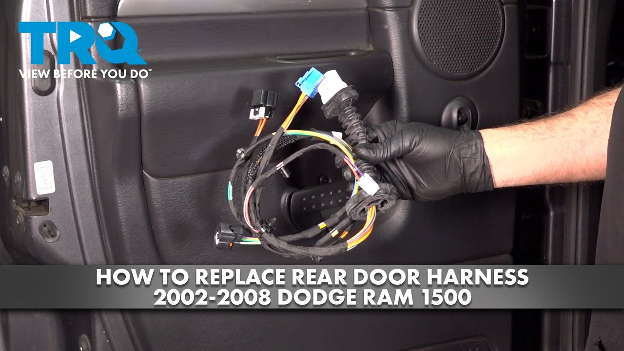 How to Replace Rear Door Harness 2002-2008 Dodge Ram 1500 | 1A Auto