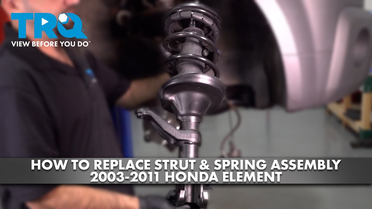How to Replace Front Strut Spring Assembly 2003-2011 Honda Element | 1A ...