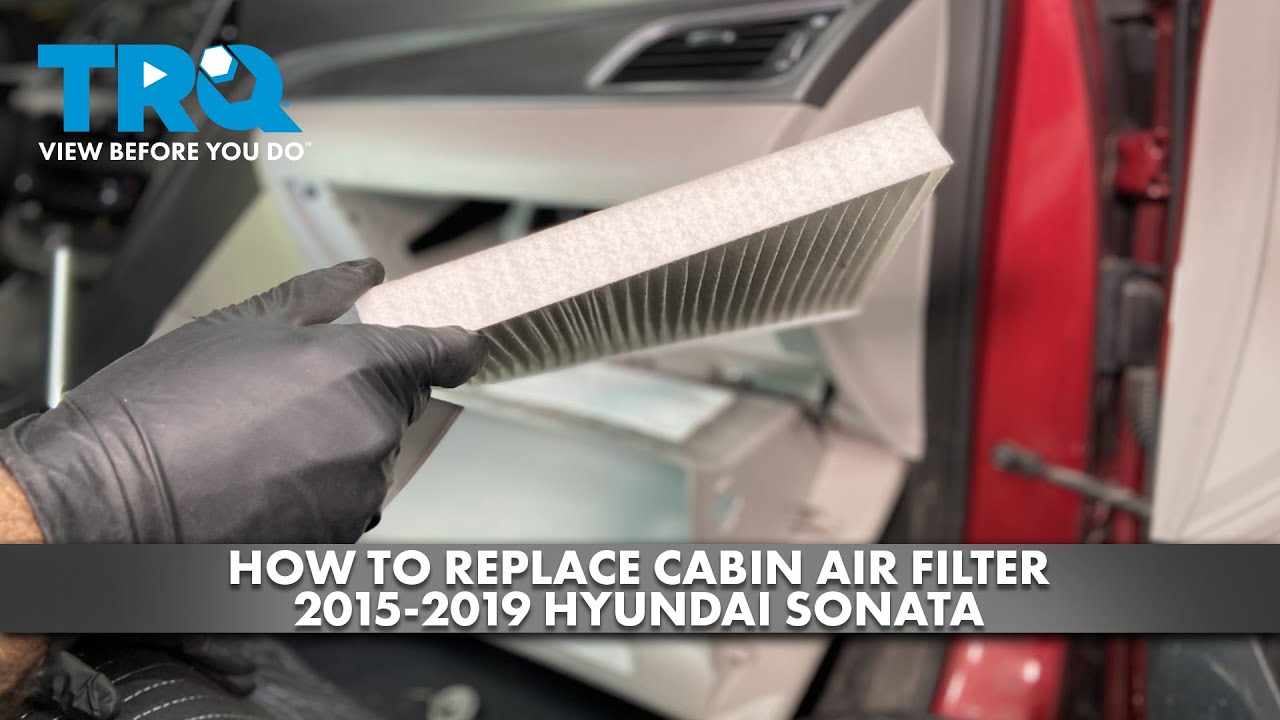 How to Replace Cabin Air Filter 2015-2019 Hyundai Sonata | 1A Auto