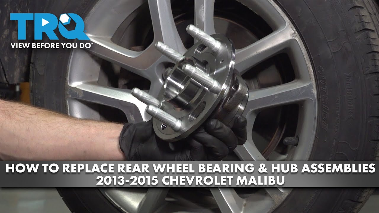 How to Replace Rear Wheel Bearing Hub Assemblies 2013-2015 Chevrolet ...
