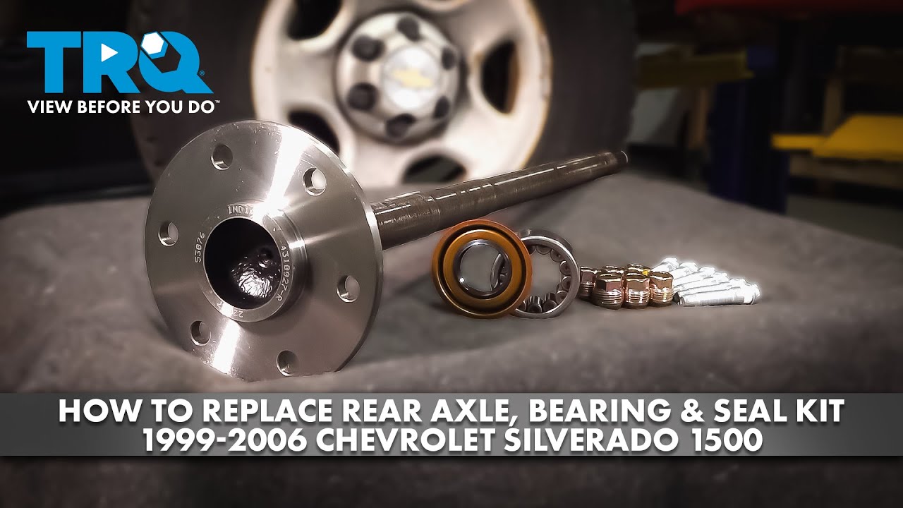 How to Replace Rear Axle Bearing Seal Kit 1999-2006 Chevrolet Silverado 1500 | 1A Auto