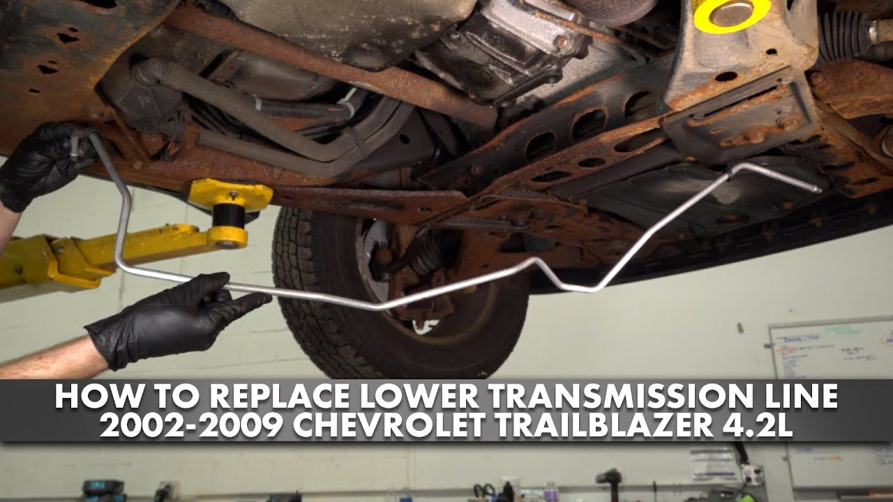How to Replace Lower Transmission Line 2002-2009 Chevrolet Trailblazer ...