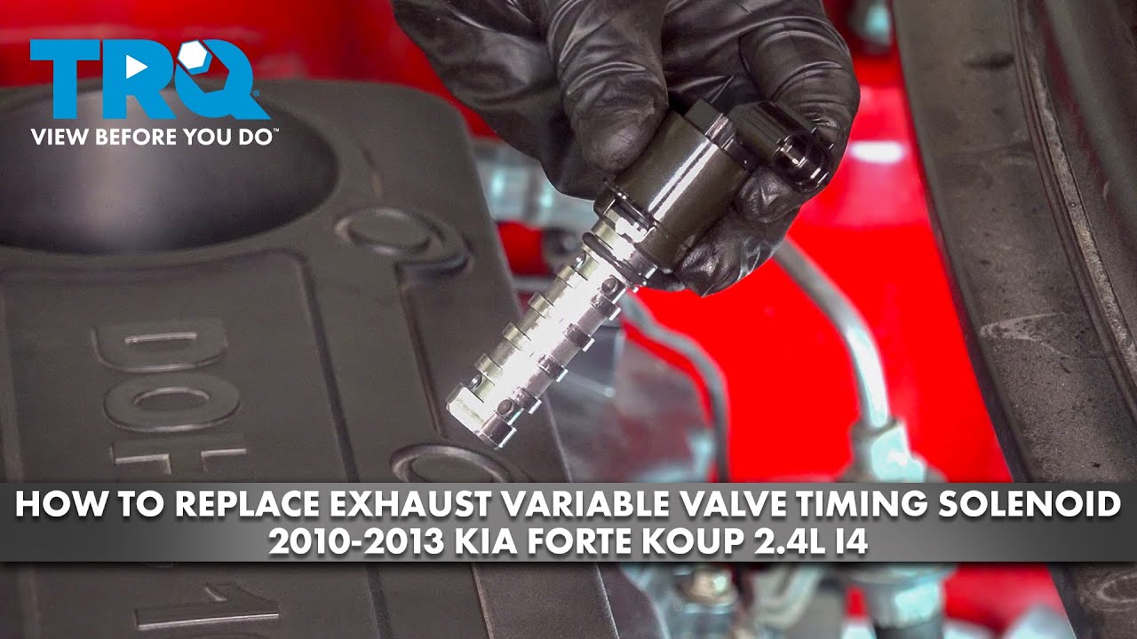 How to Replace Exhaust Variable Valve Timing Solenoid 2010-2013 Kia Forte Koup 24L I4 | 1A Auto