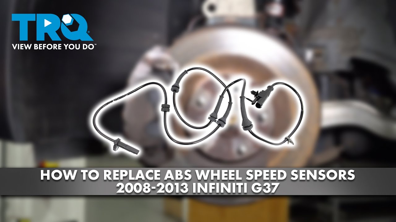 How to Replace ABS Wheel Speed Sensors 2008-2013 Infiniti G37 | 1A Auto