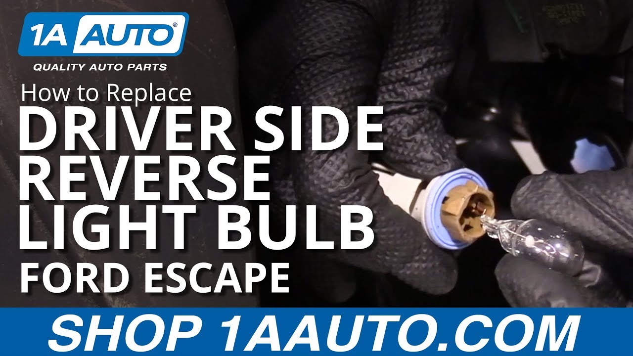 How to Replace Driver Side Reverse Light Bulb 2008-12 Ford Escape | 1A Auto