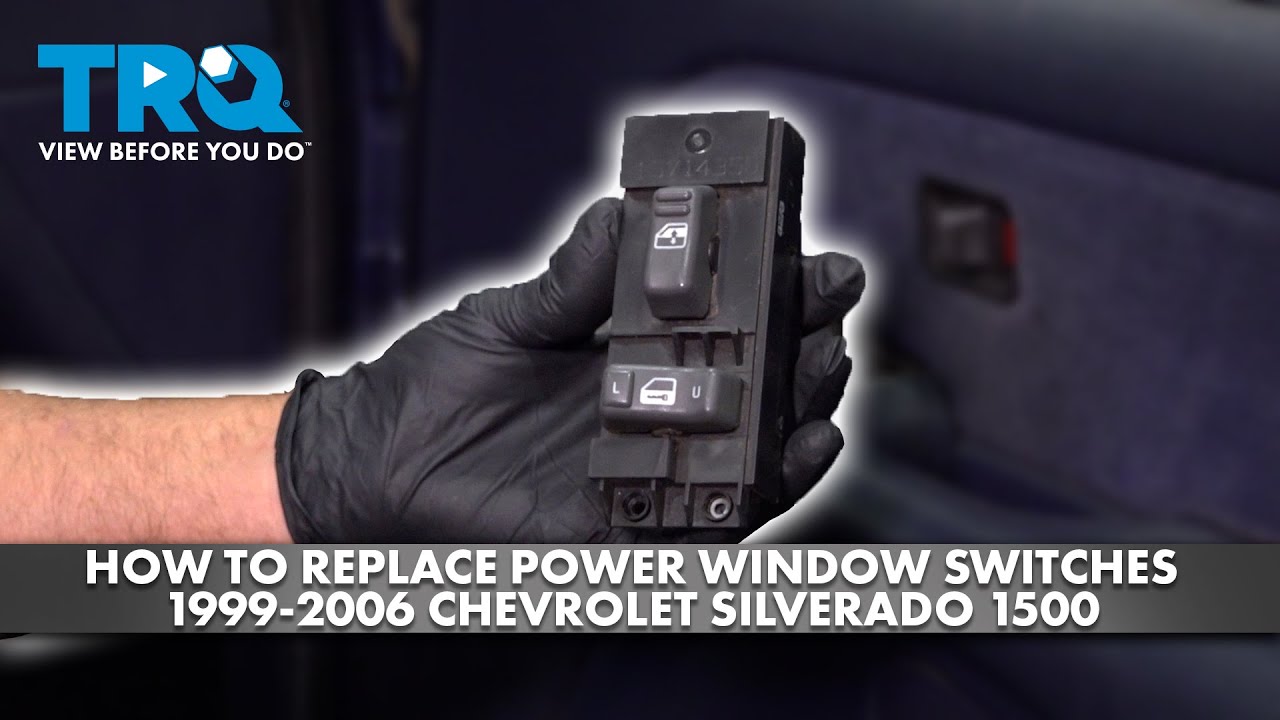 How to Replace Power Window Switches 1999-2006 Chevrolet Silverado 1500 ...