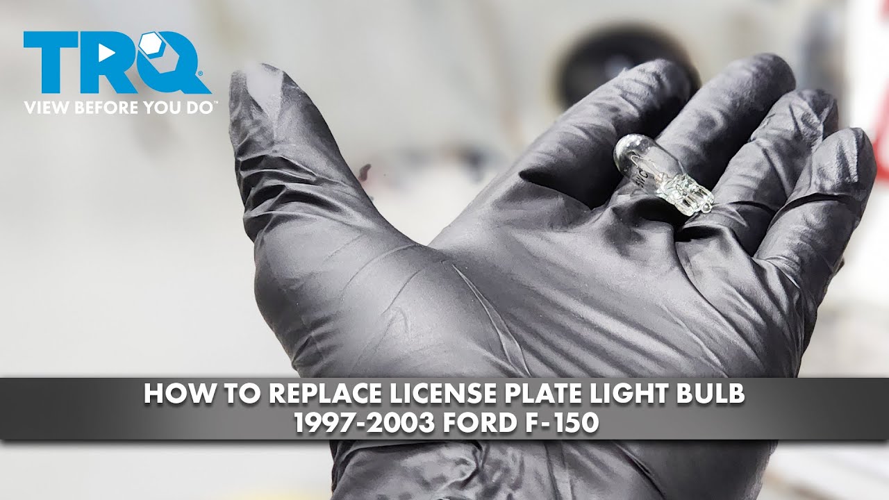 How to Replace License Plate Light Bulb 1997-2003 Ford F-150 | 1A Auto