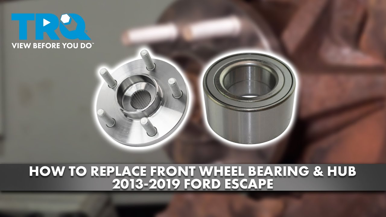 How to Replace Front Wheel Bearings Hubs 2013-2019 Ford Escape | 1A Auto