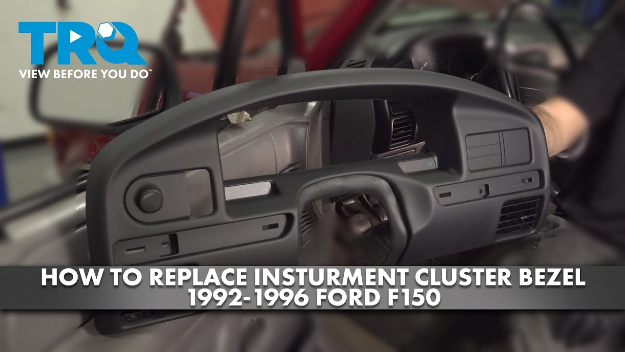 How to Replace Instrument Cluster Bezel 1992-1996 Ford F-150 | 1A Auto