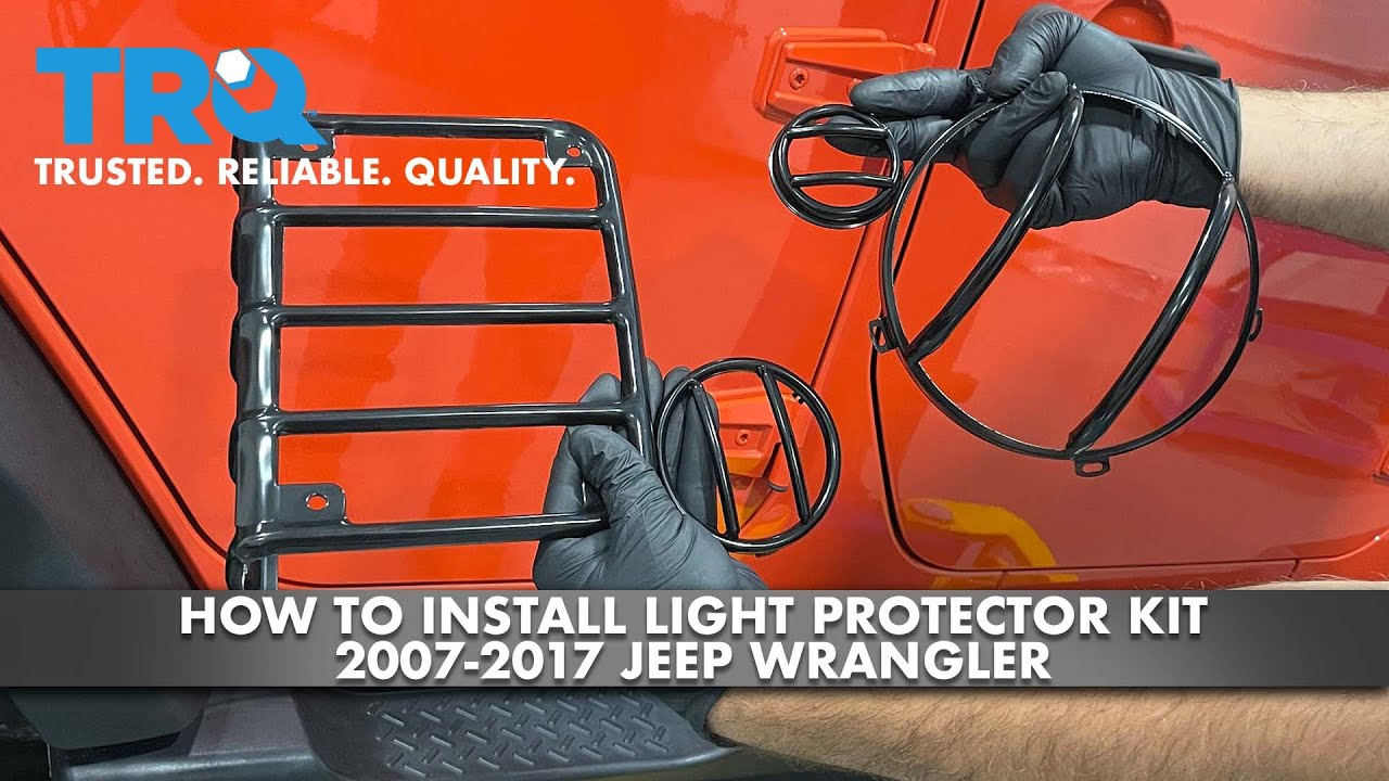 How To Install Light Protector Kit 2007-17 Jeep Wrangler | 1A Auto