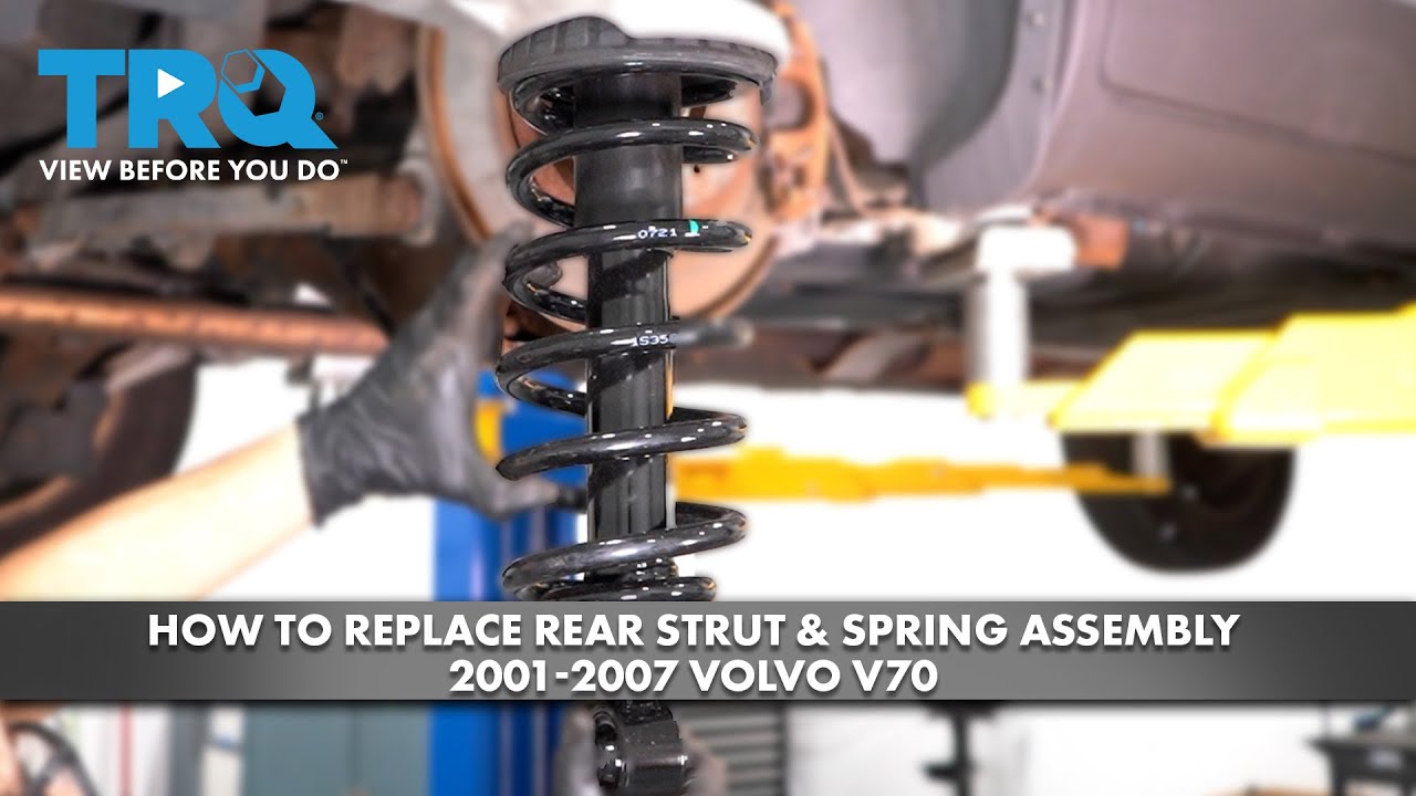 How to Replace Rear Strut Spring Assembly 2001-2007 Volvo V70 | 1A Auto