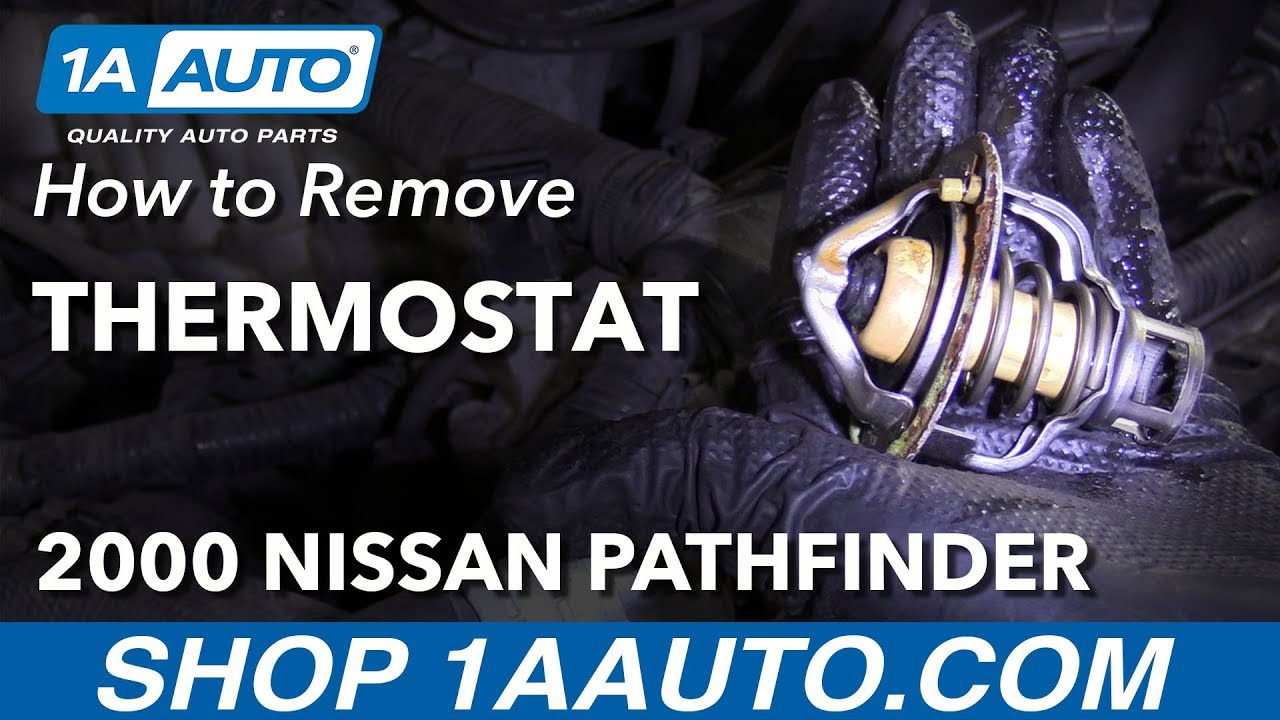 How to Replace Thermostat 1996-2004 Nissan Pathfinder | 1A Auto