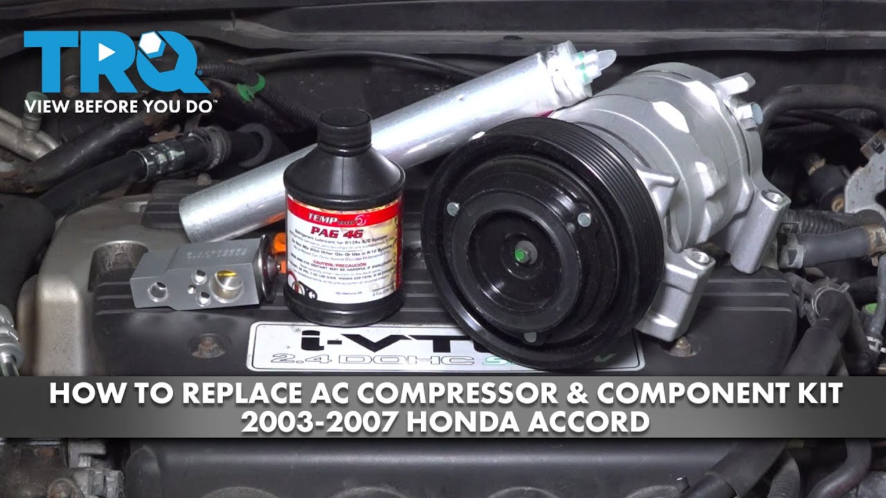 How to Replace AC Compressor Component Kit 2003-2007 Honda Accord | 1A Auto
