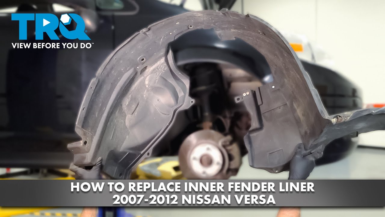 How to Replace Inner Fender Liner 2007-2012 Nissan Versa | 1A Auto
