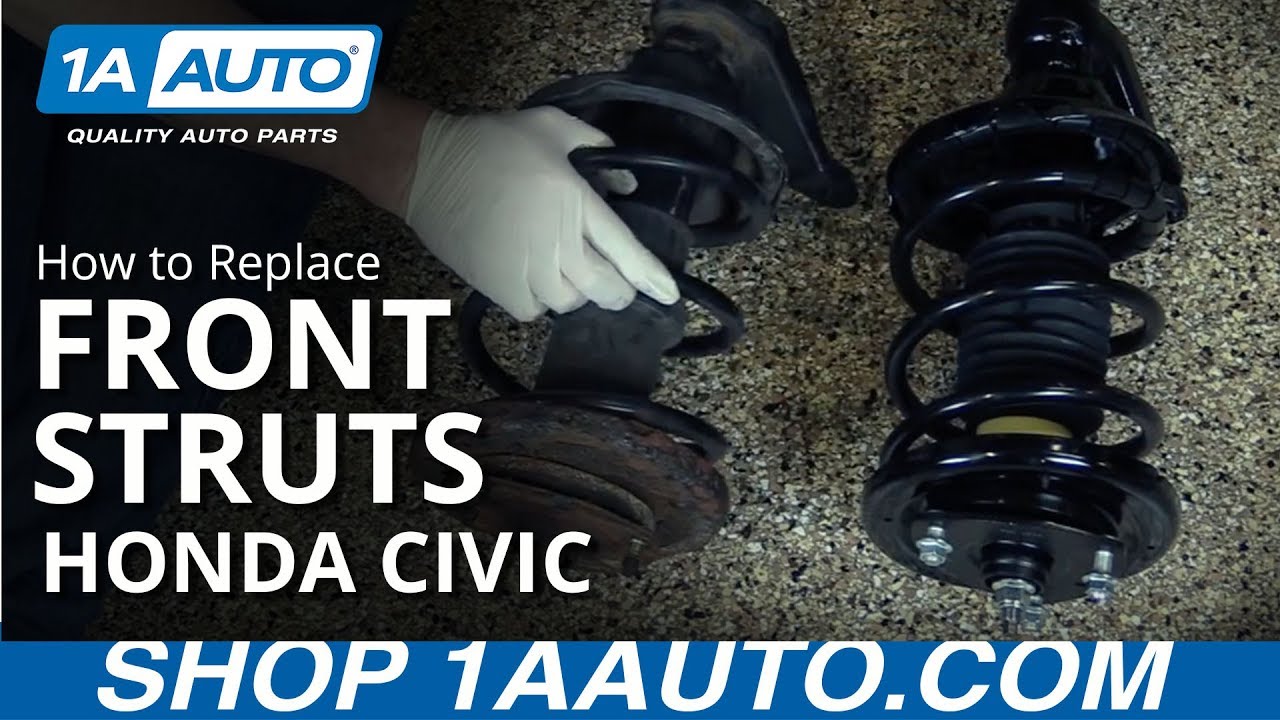 How to Replace Strut Spring Assembly 2002-05 Honda Civic | 1A Auto