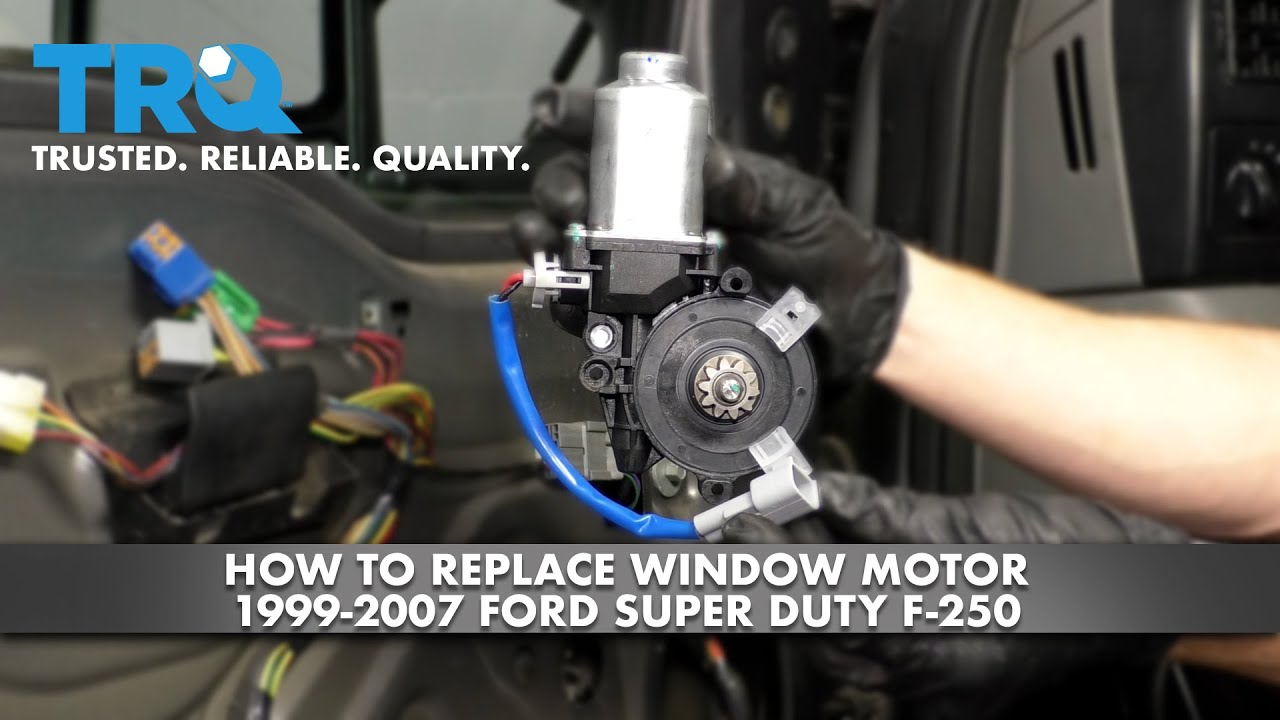 How to Replace Front Window Motor 1999-2007 Ford Super Duty F-250 | 1A Auto