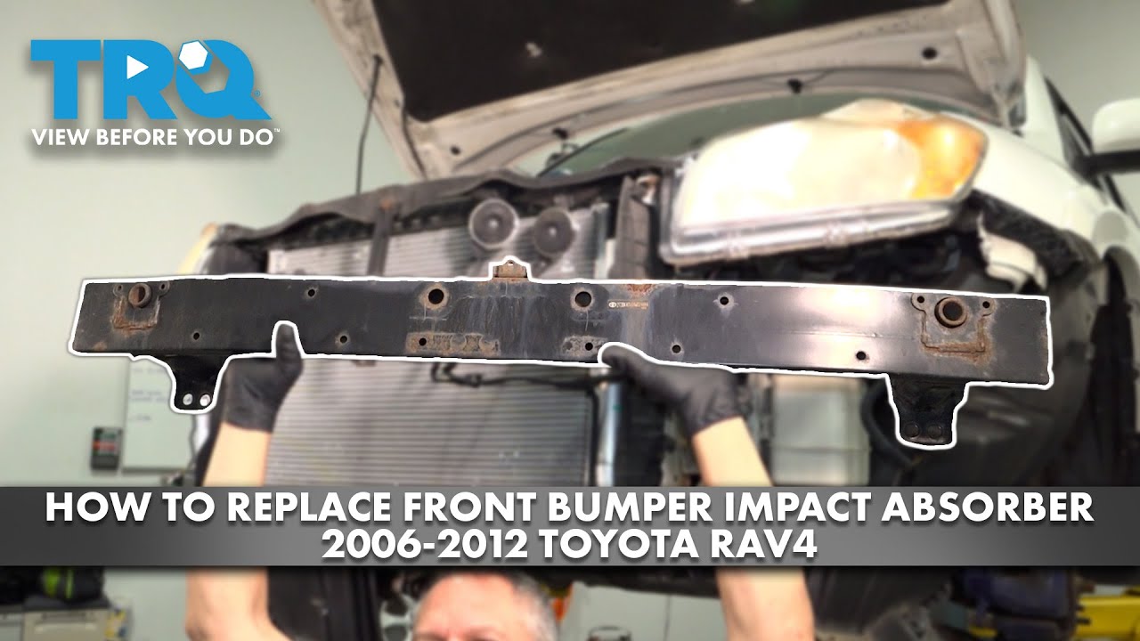 How to Replace Front Bumper Impact Absorber 2006-2012 Toyota RAV4 | 1A Auto