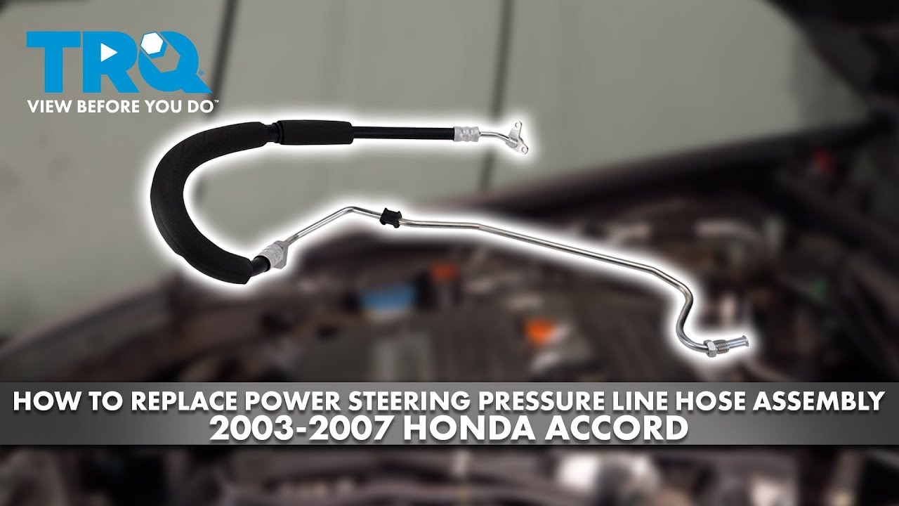 How to Replace Power Steering Pressure Line Hose Assembly 2003-2007 ...