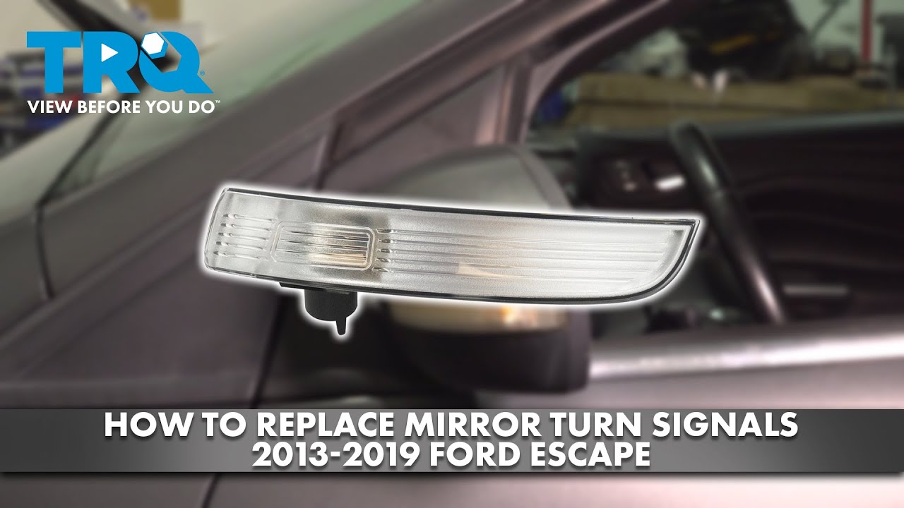 How to Replace Mirror Turn Signals 2013-2019 Ford Escape | 1A Auto