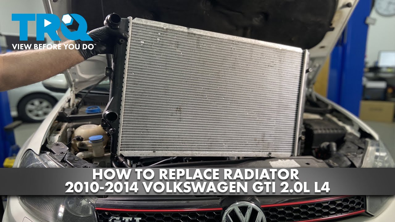How to Replace Radiator 2010-2014 Volkswagen GTI 20 L4 | 1A Auto