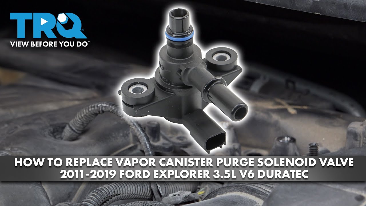 How to Replace Vapor Canister Purge Solenoid Valve 2011-2019 Ford ...