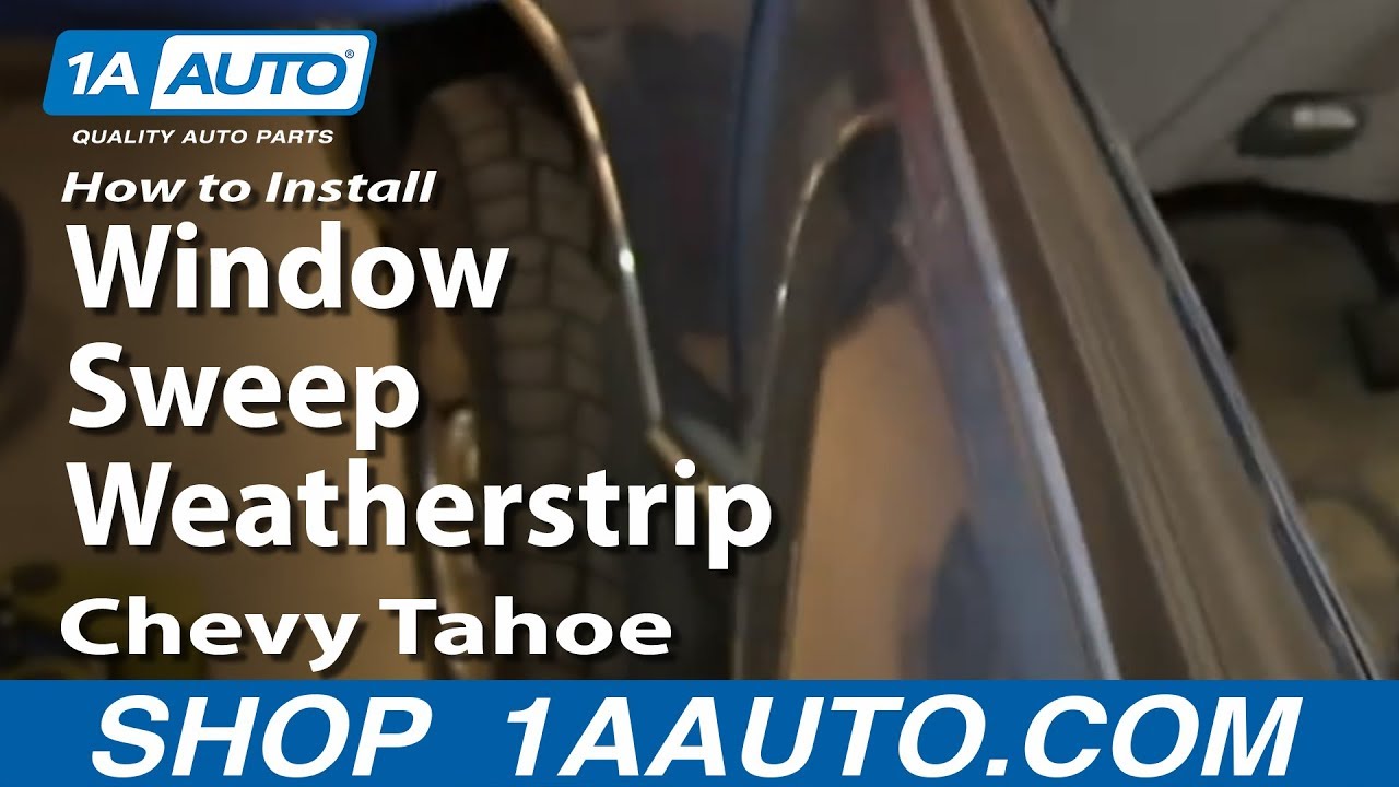 How to Replace Window Sweep 1995-2000 Chevy Tahoe | 1A Auto