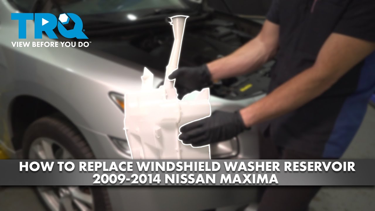 How to Replace Windshield Washer Reservoir 2009-2014 Nissan Maxima | 1A Auto