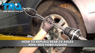 How to Replace Rear CV Axle 2006-2012 Ford Fusion | 1A Auto