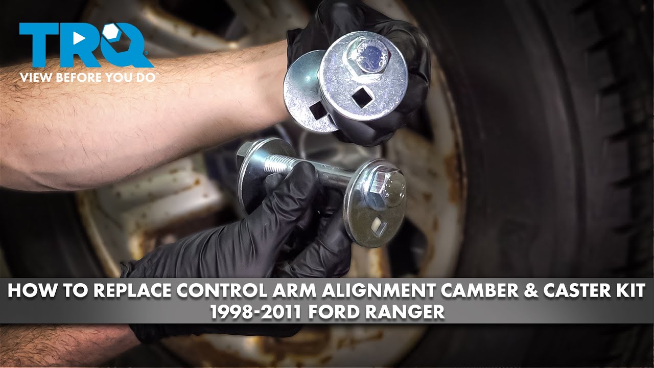 How to Replace Control Arm Alignment Camber Caster Kit 1998-2011 Ford ...
