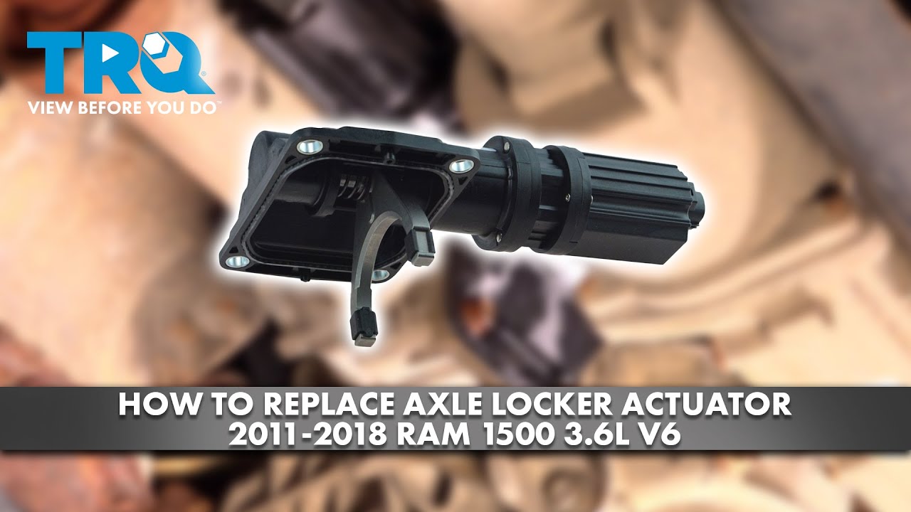 How to Replace Axle Locker Actuator 2011-2018 Ram 1500 36L V6 | 1A Auto