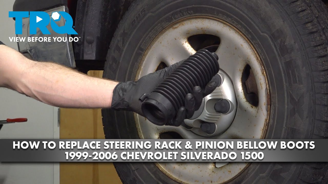 How to Replace Steering Rack Pinion Bellow Boots 1999-2006 Chevrolet ...